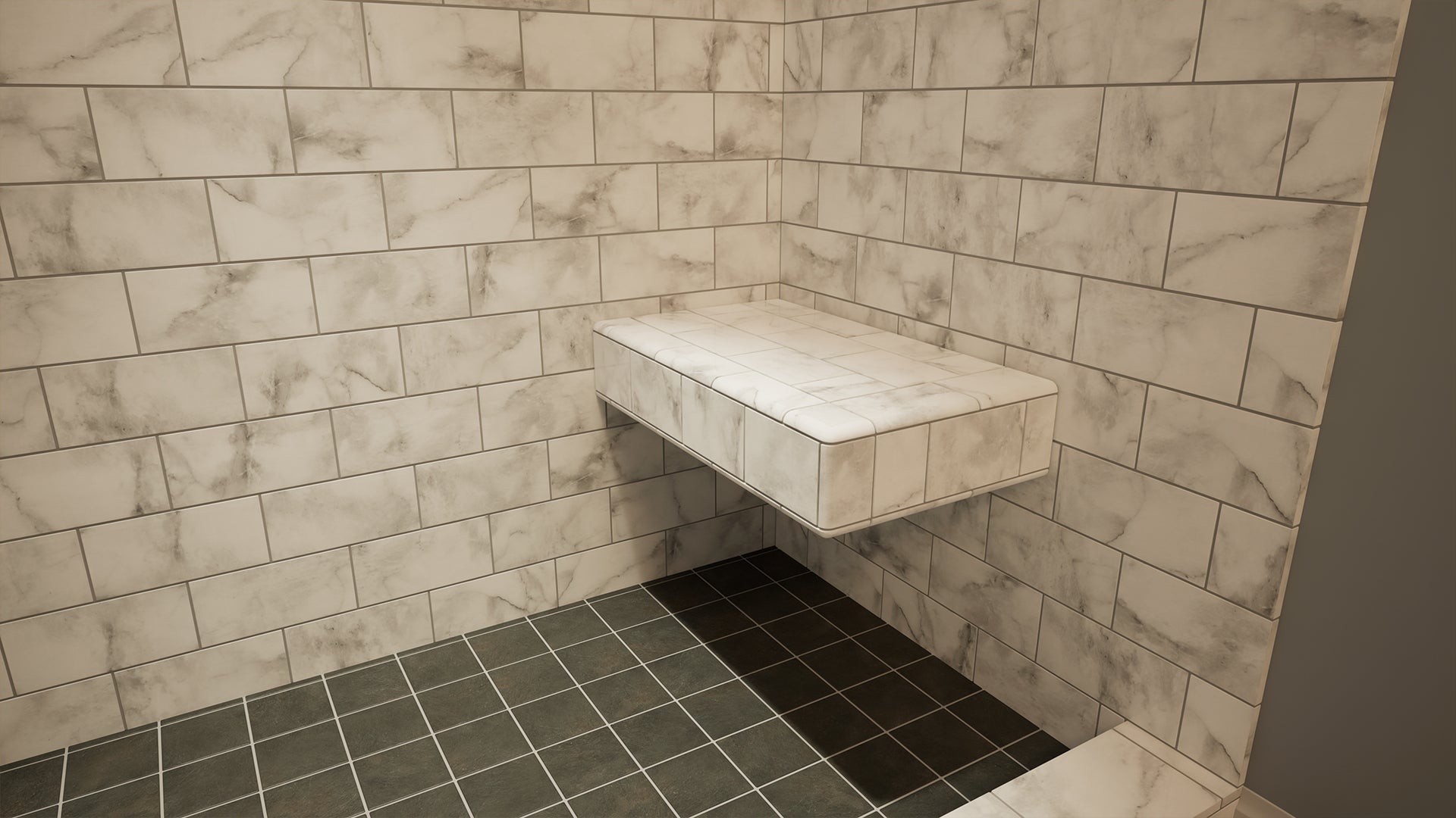The Original™ Deluxe 38" x 60" Shower Conversion Kit with Orange Water ...