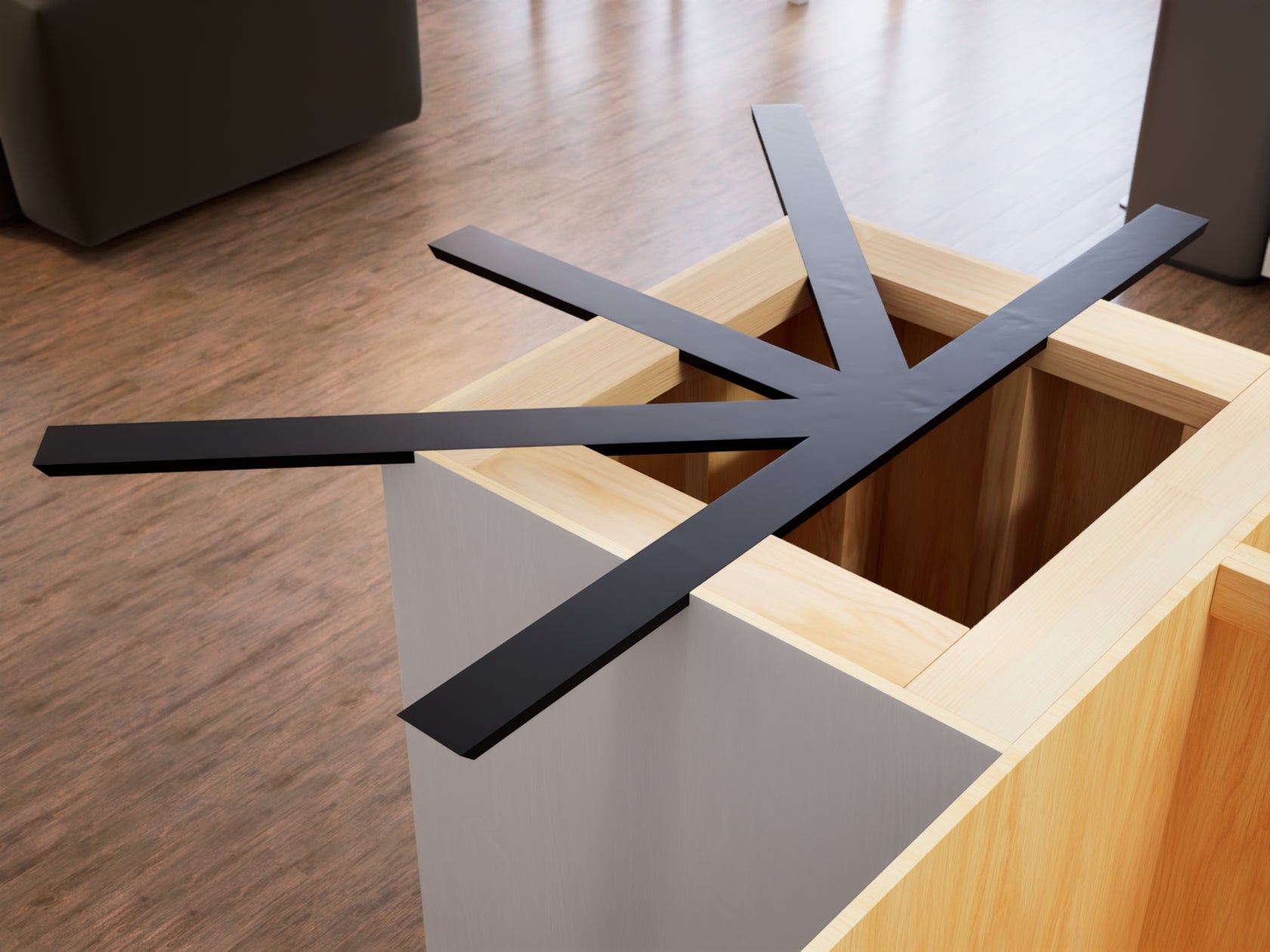 Kitchen Island Support Brackets | Custom Support Brackets | OGB - The ...