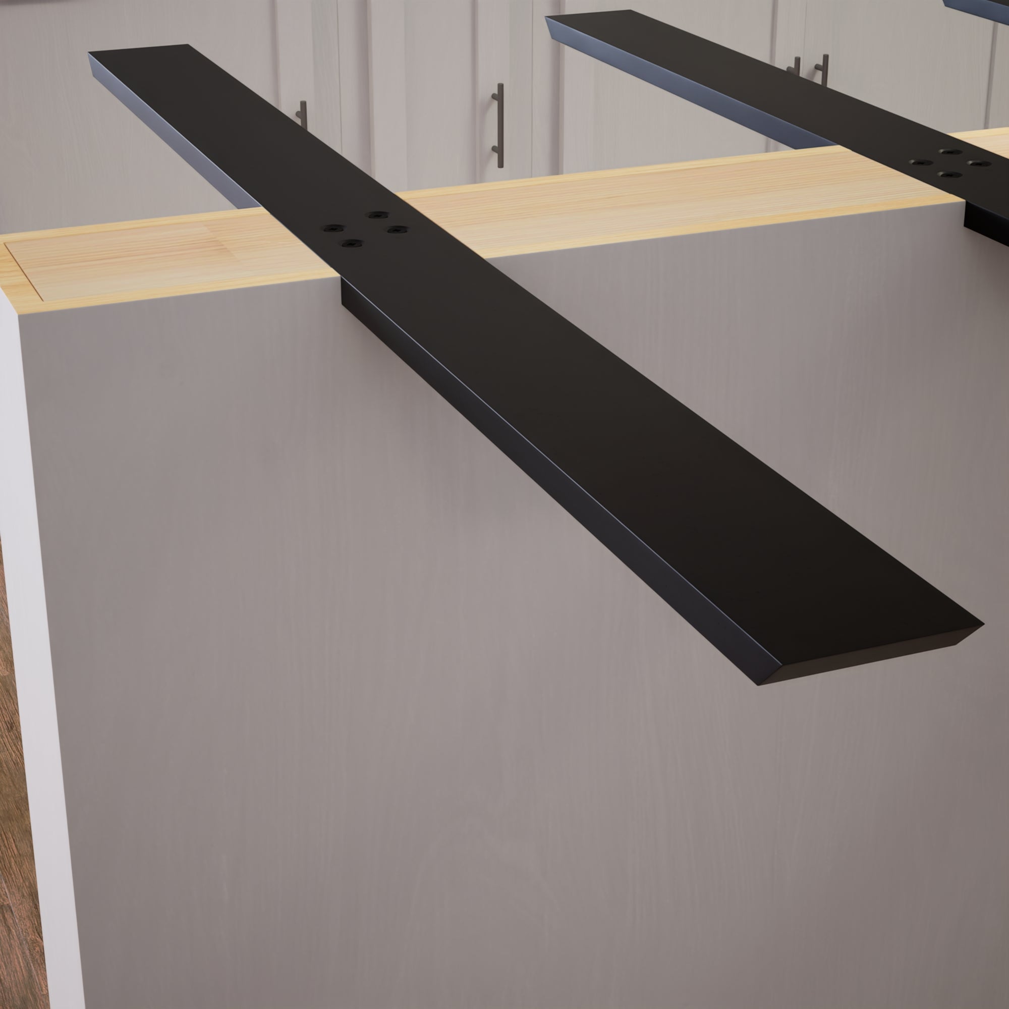 Flat Wall Countertop Support Bracket | Original Granite Bracket - The ...