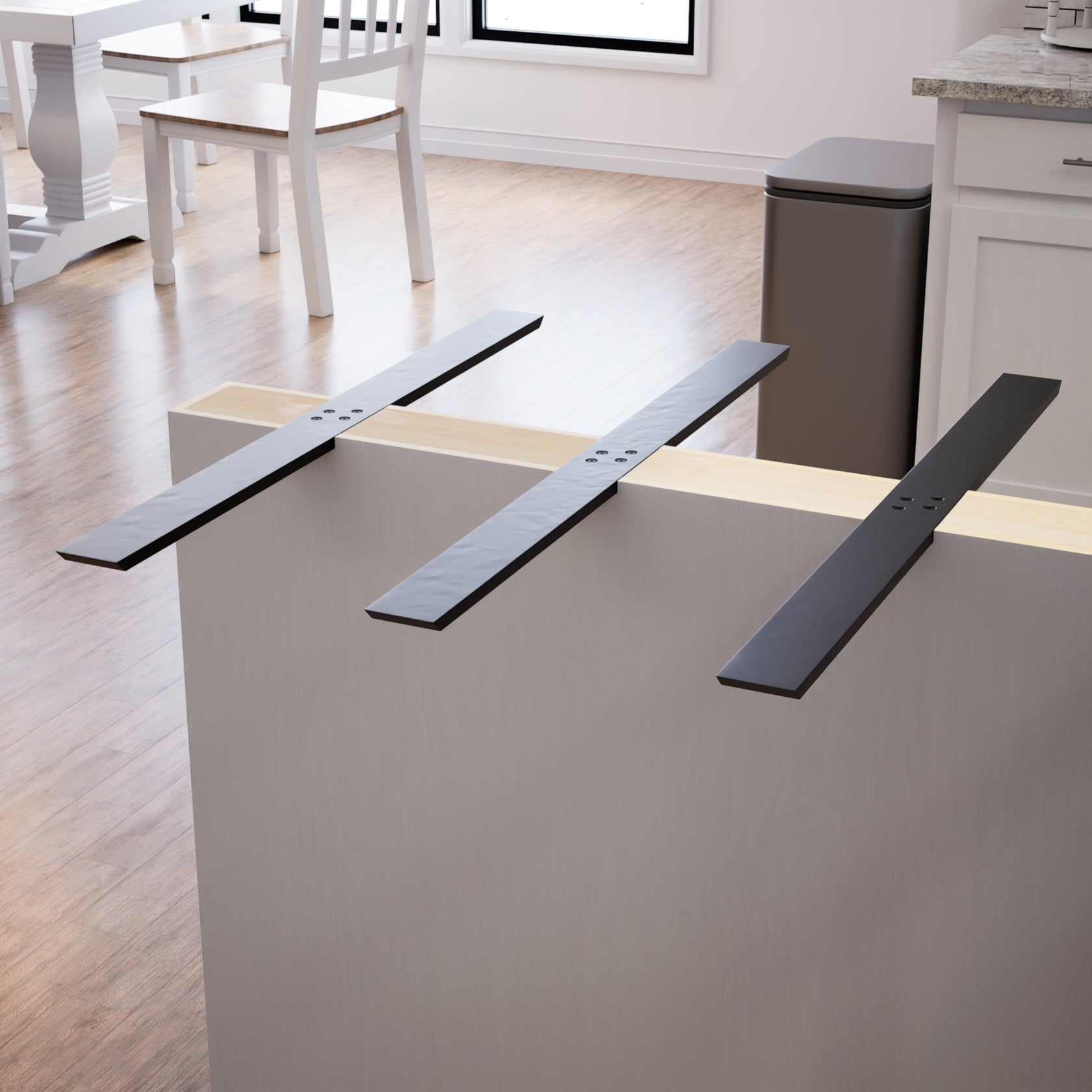 Flat Wall Countertop Support Bracket | Original Granite Bracket - The ...