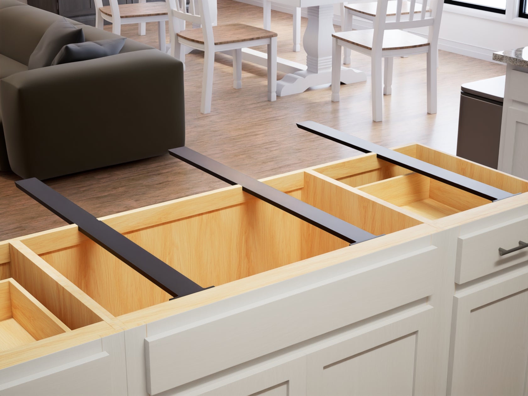 Hidden Island Support Bracket | Invisible Countertop Overhang Support ...