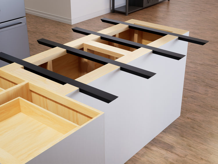 Industrial 1 inch Double Sided Island Support Bracket | Original ...