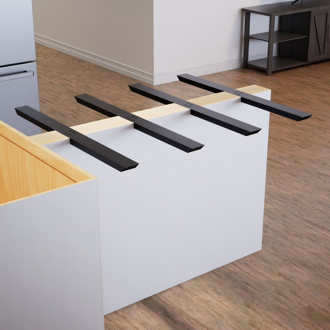 Need to support a Kitchen Countertop where the Countertop is Balanced ...