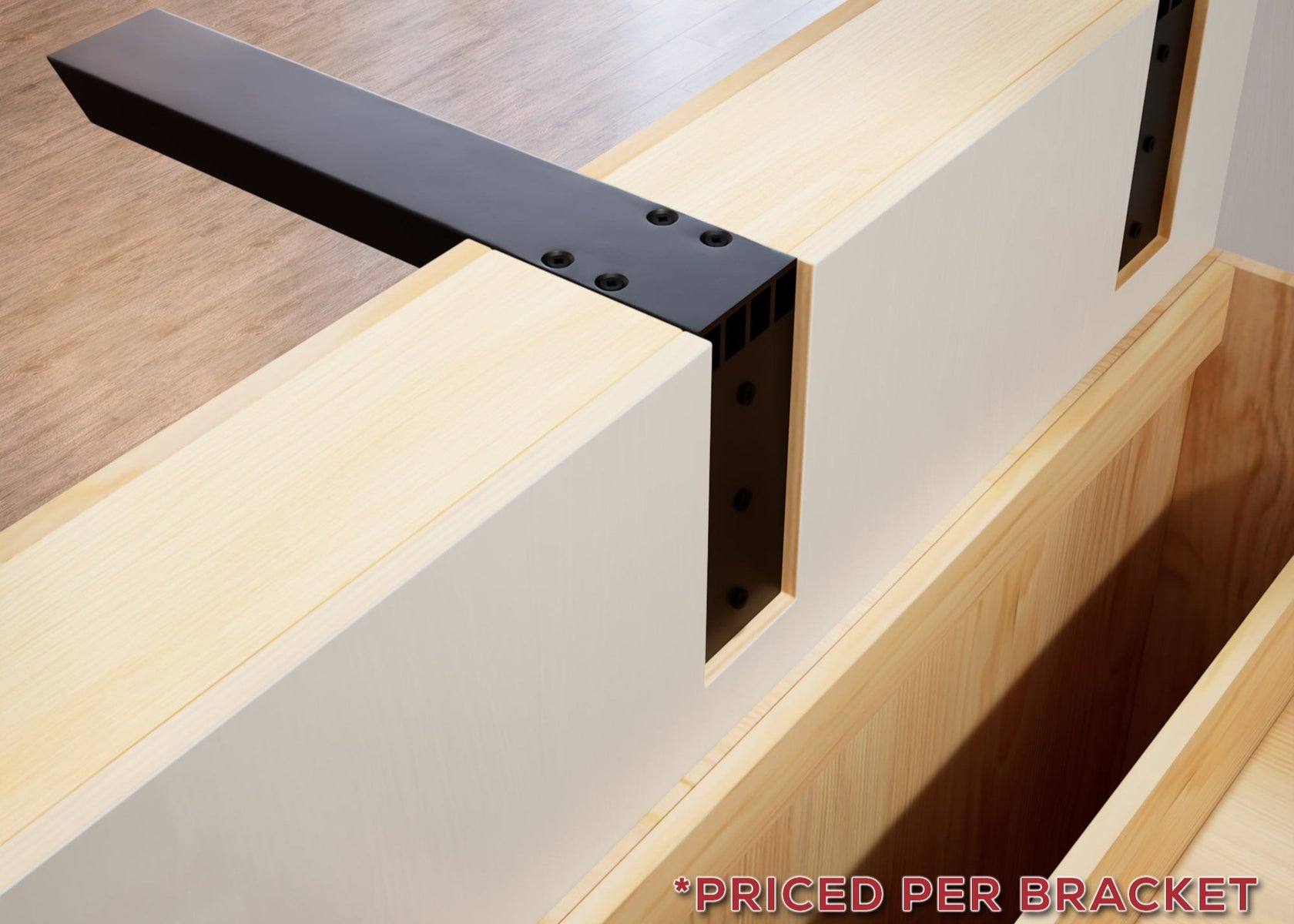 1 inch L Bracket Countertop Support® | Heavy-Duty Aluminum Support ...
