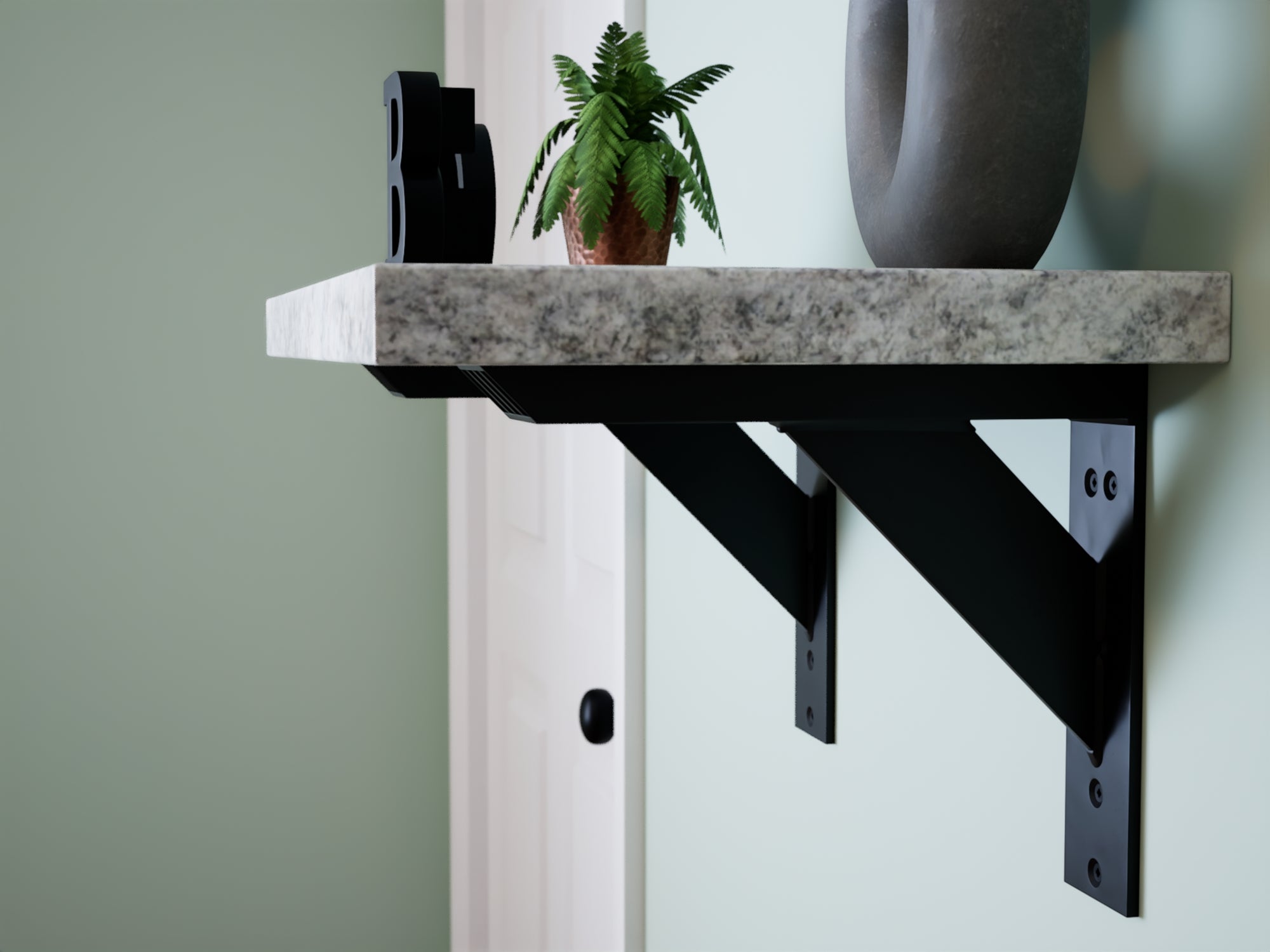 Large Shelf Bracket for Floating Shelves, Desks, and Countertops | OGB ...