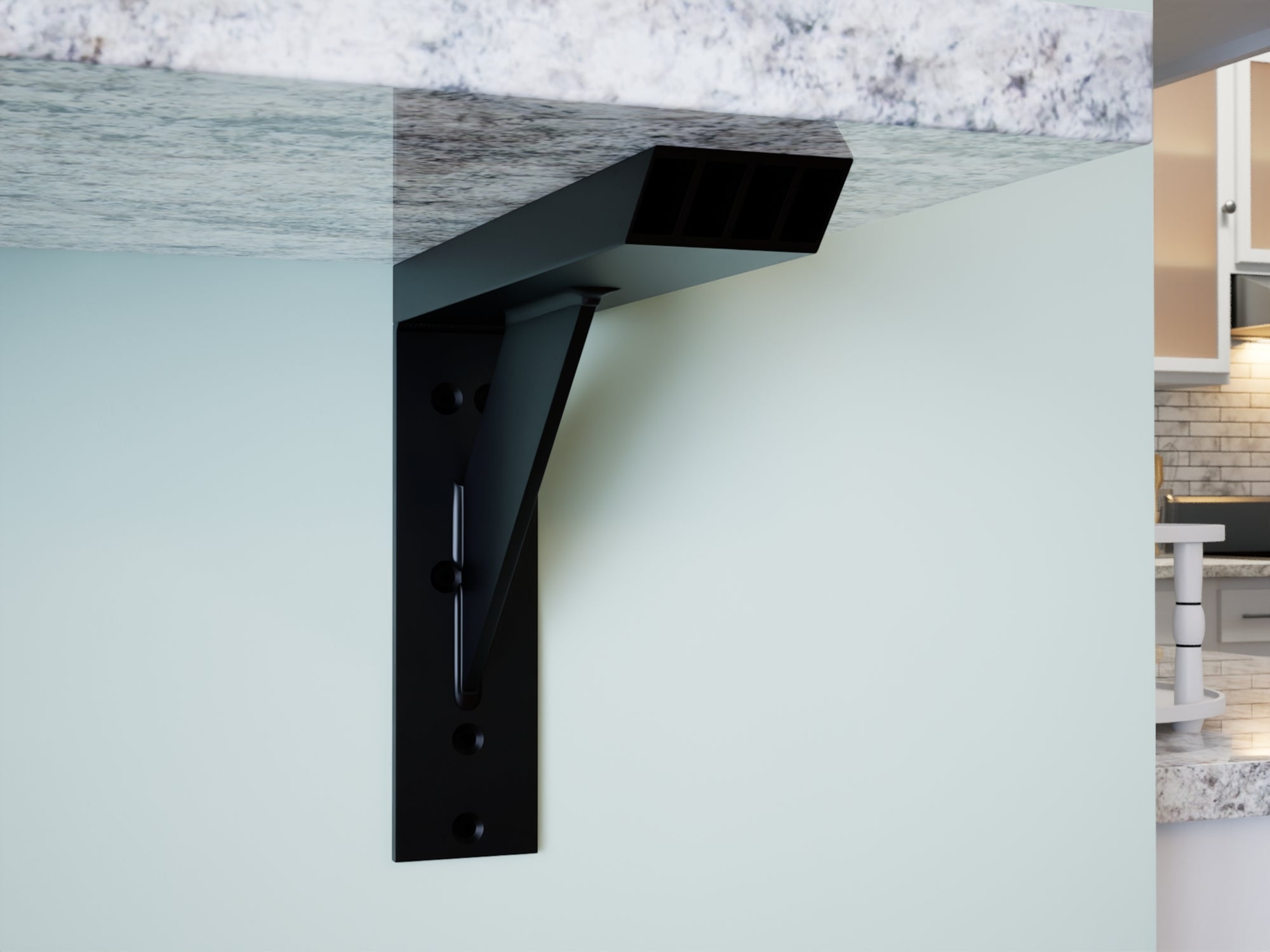 Industrial Large Shelf Bracket® | The Original Granite Bracket - The ...