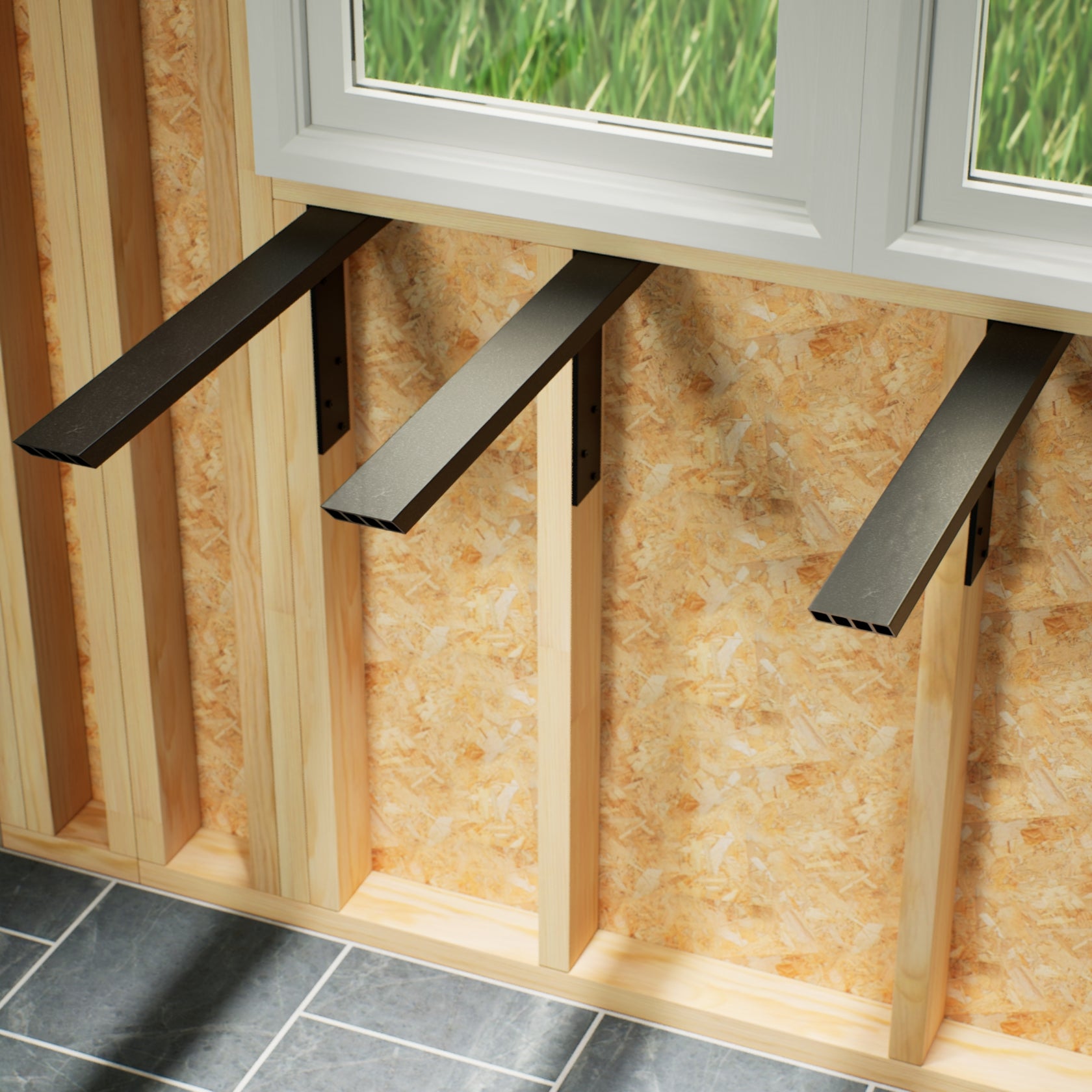 Side Wall Free Hanging Shelf Bracket | Buy today | OGB - The Original ...