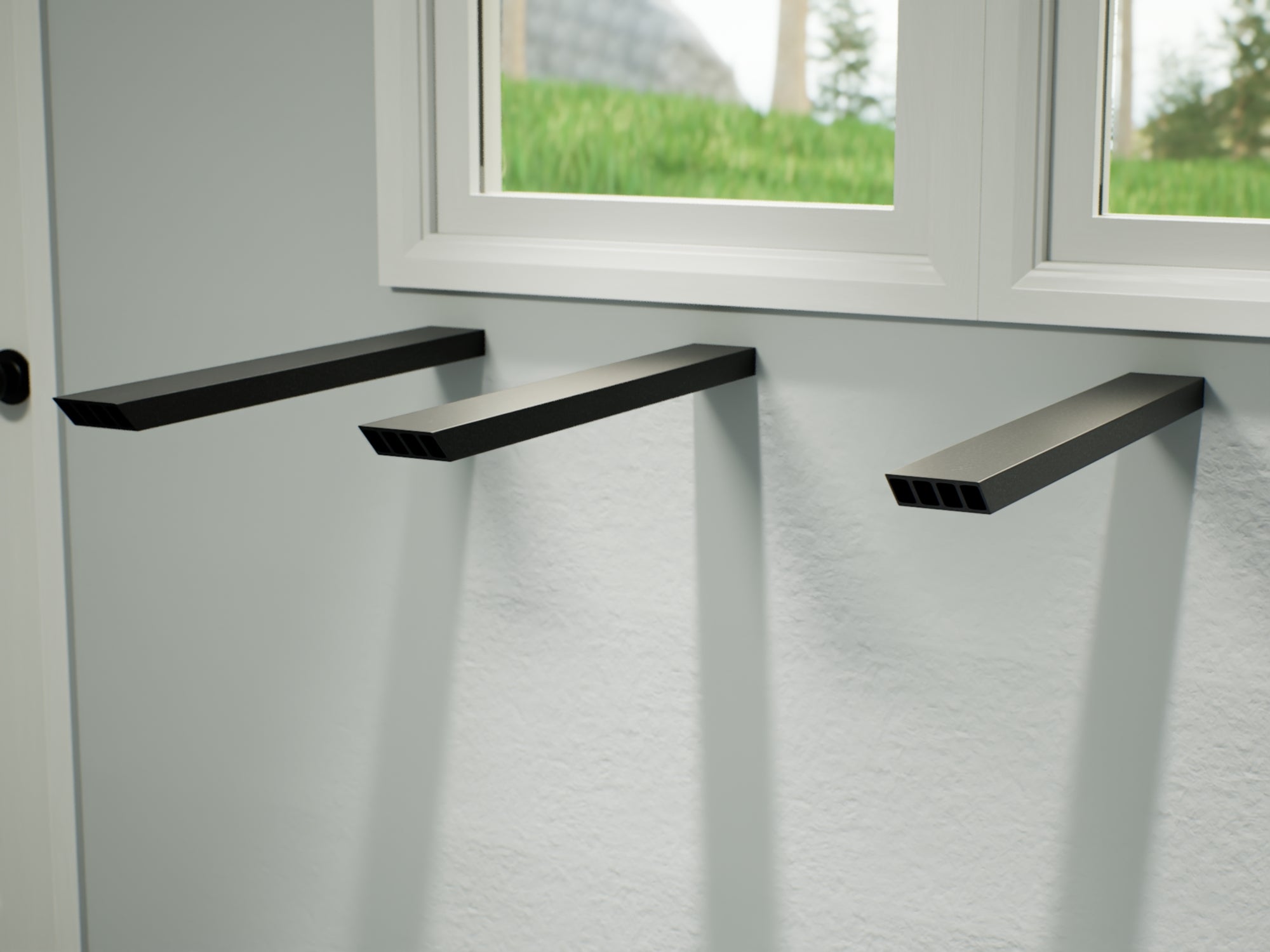 1 inch Side Wall Free Hanging Shelf Bracket | Heavy-Duty Concealed ...