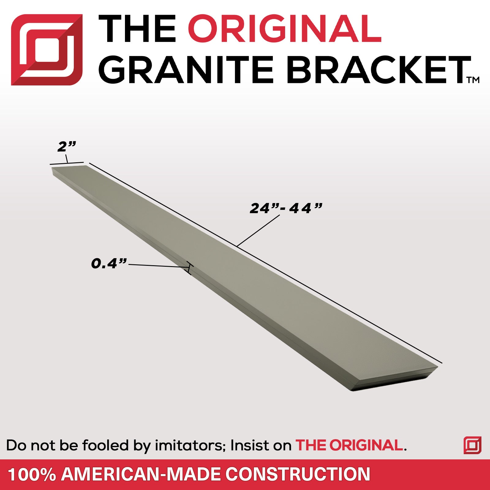 The Original™ Carbon Fiber Double Sided Island Support Bracket with Ca ...