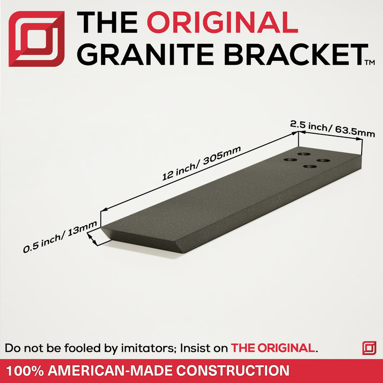 Knee Wall Countertop Support Bracket | Concealed Countertop Support ...