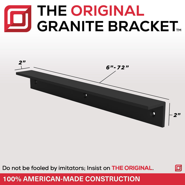 Wall Cleat Countertop Support Bracket | Contact Orginal Granite Bracket ...