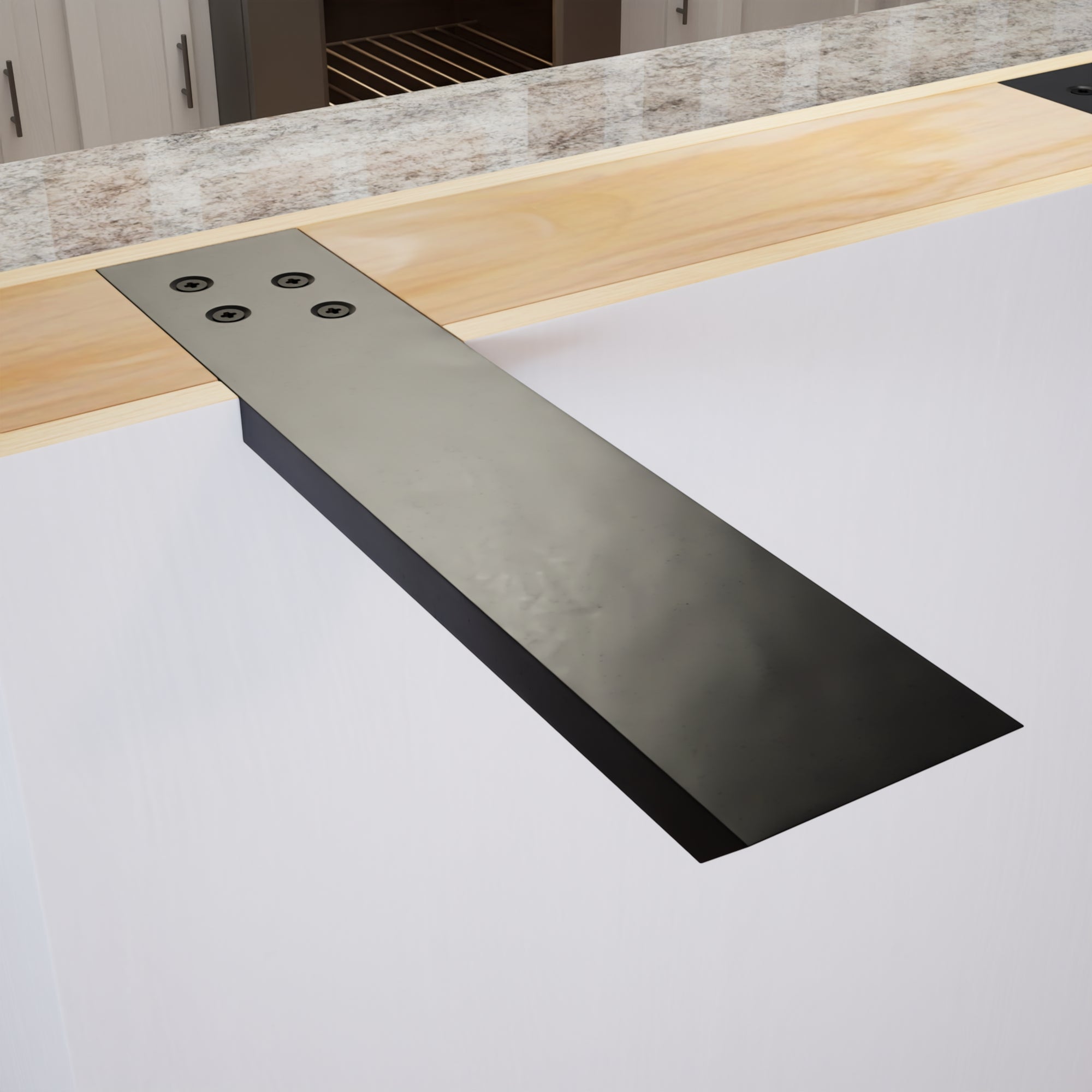 Knee Wall Countertop Support Bracket | Concealed Countertop Support ...