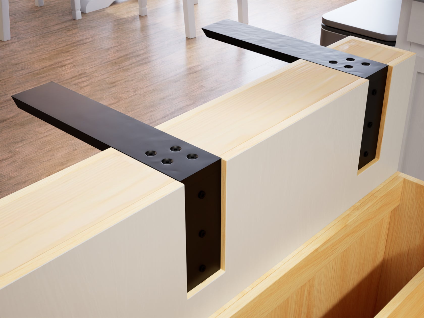 L-Bracket Support for Countertops | Original Granite Bracket - The ...