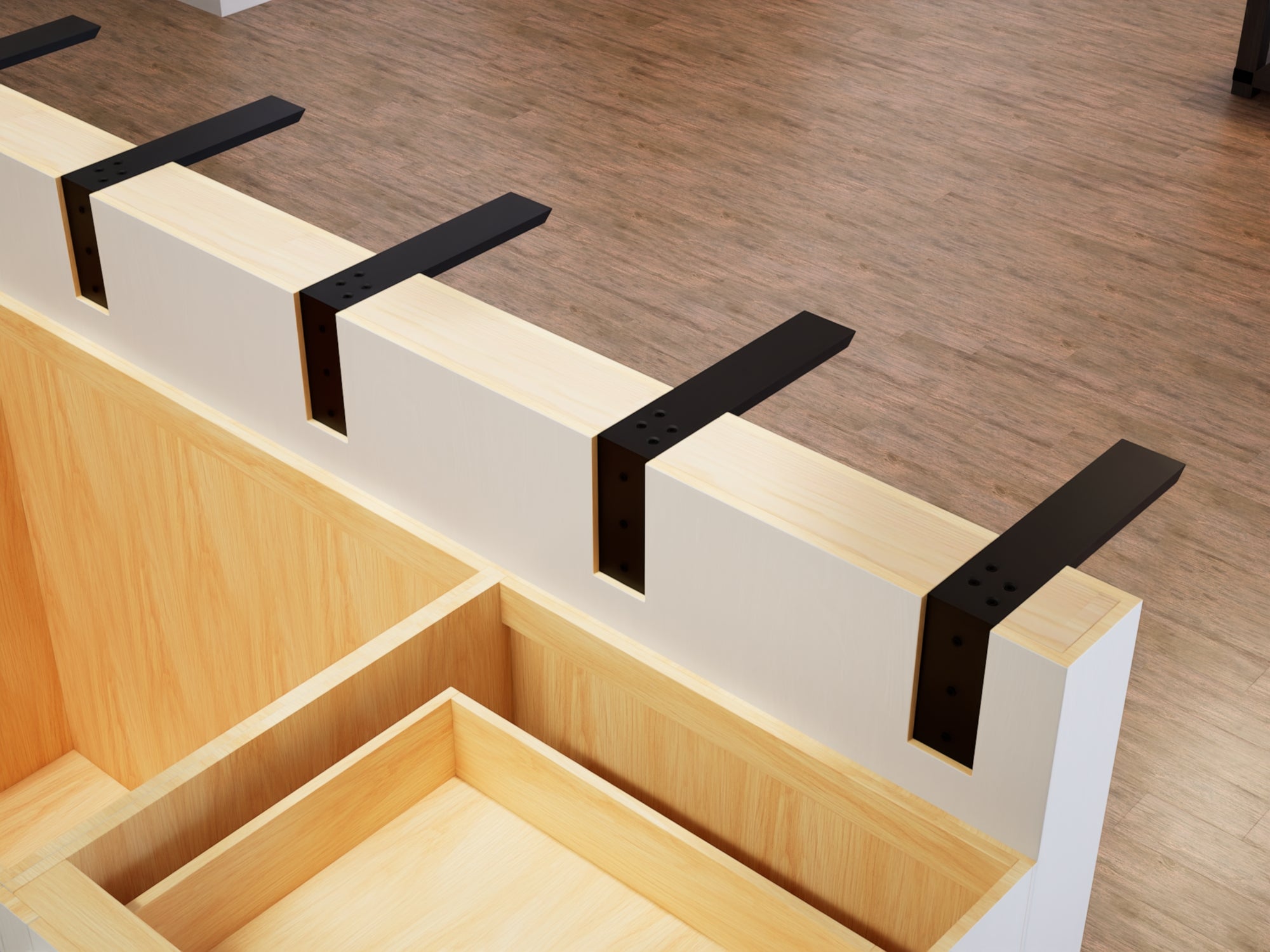 L-Bracket Support for Countertops | Original Granite Bracket - The ...