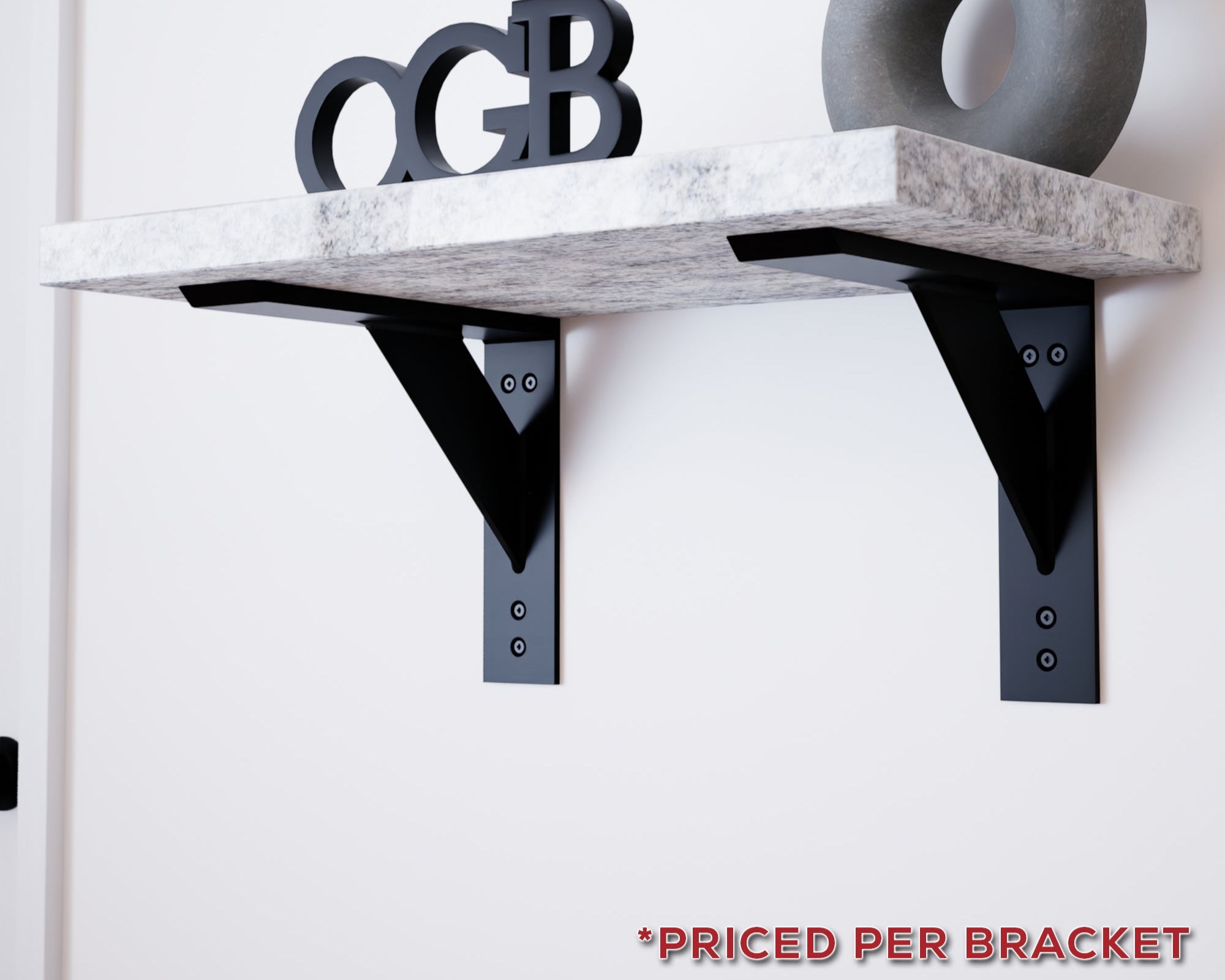Large Shelf Bracket for Floating Shelves, Desks, and Countertops | OGB ...
