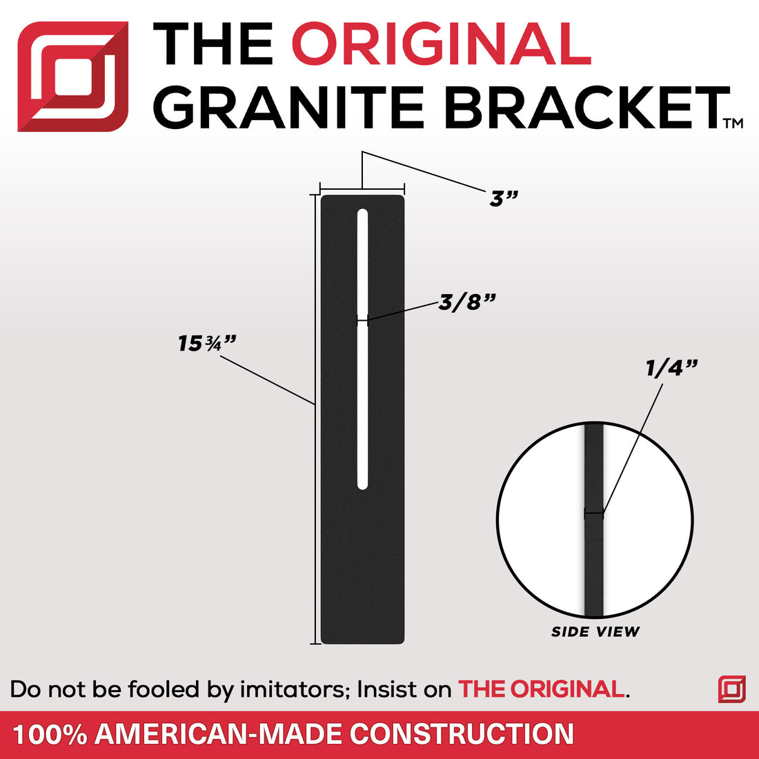 The Original™ Metal Stud Plate-Drywall Anchors - The Original Granite ...