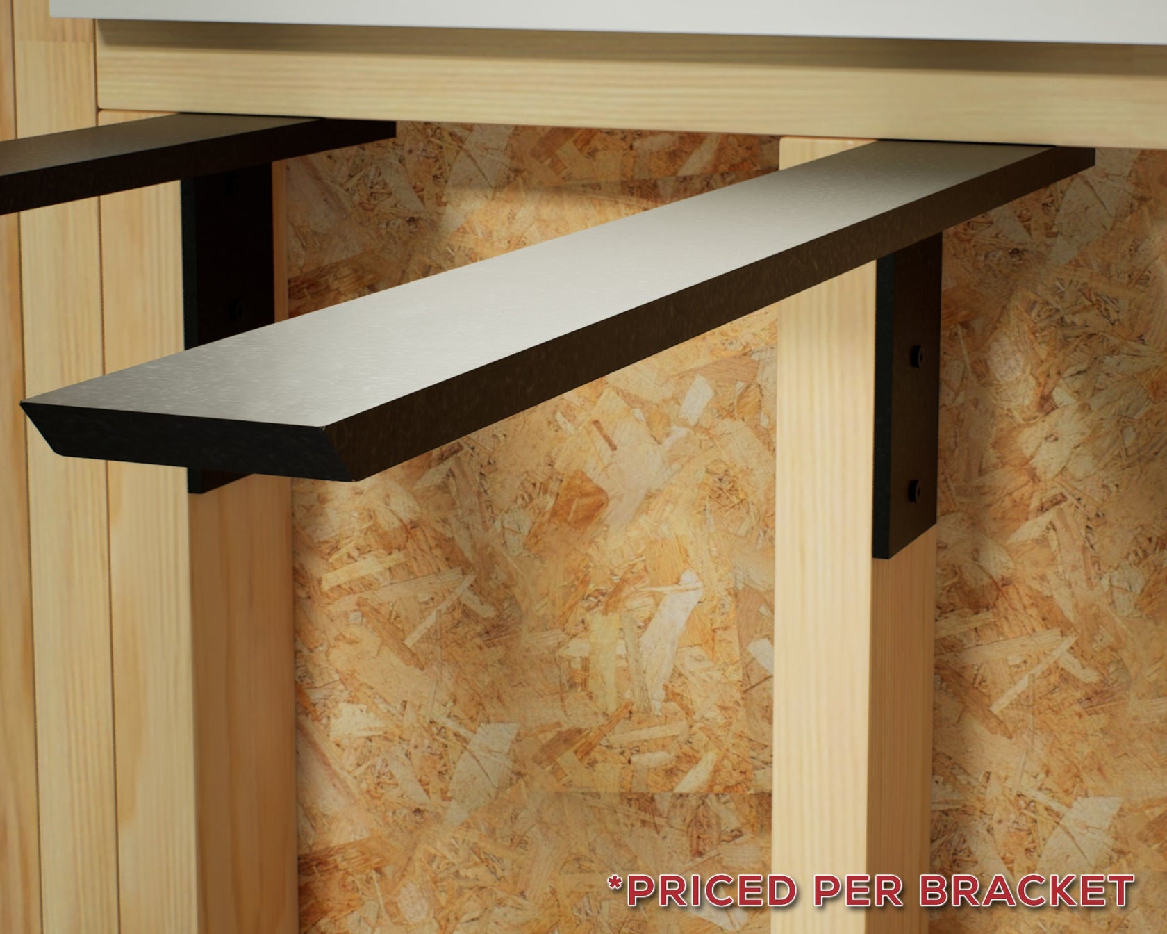 Side Wall Free Hanging Shelf Bracket | Buy today | OGB - The Original ...