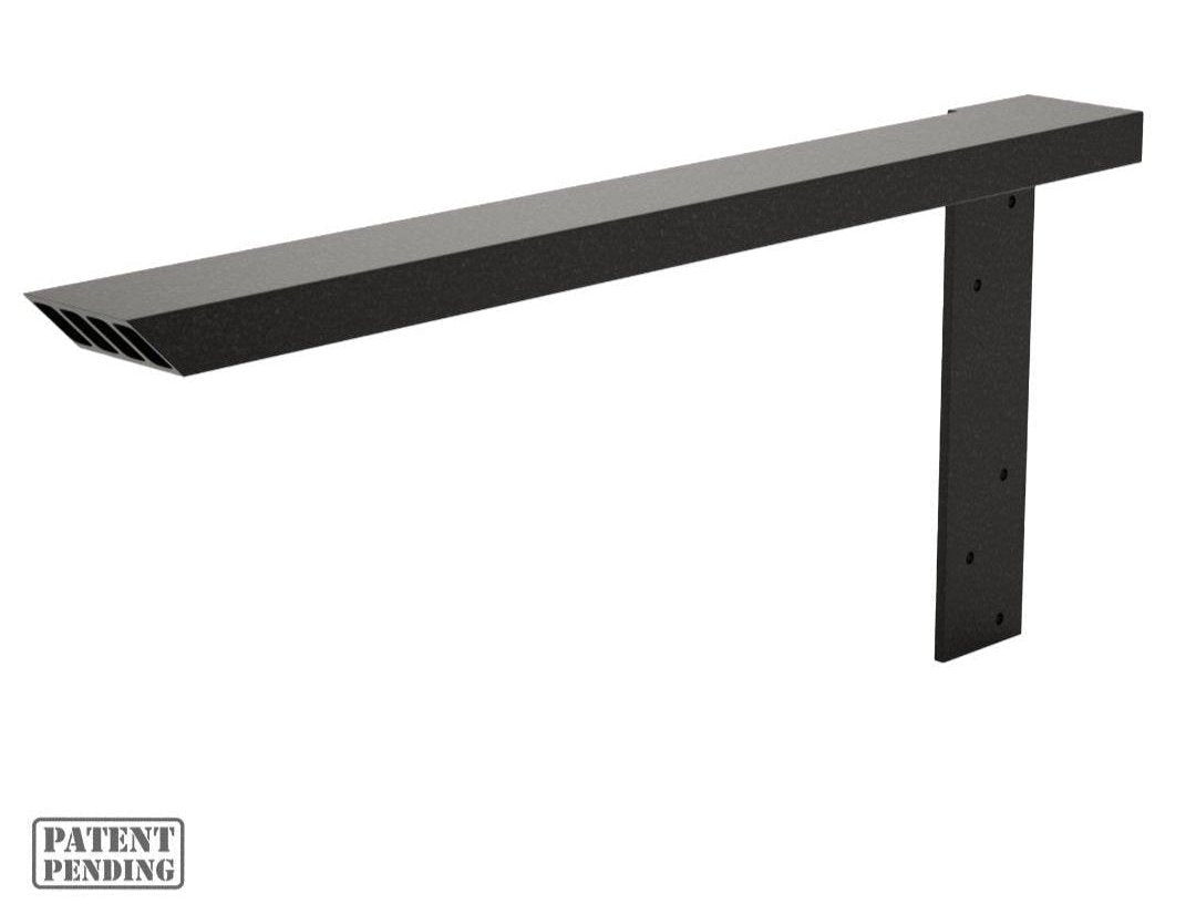 Industrial 1 inch Side Wall Free Hanging Shelf Bracket