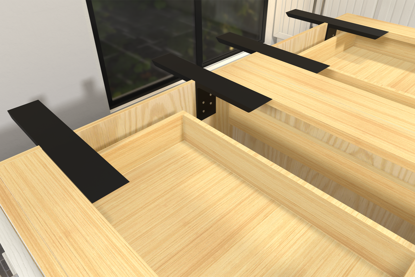 Countertop Support Brackets | T Brace Countertop Support Bracket - The ...