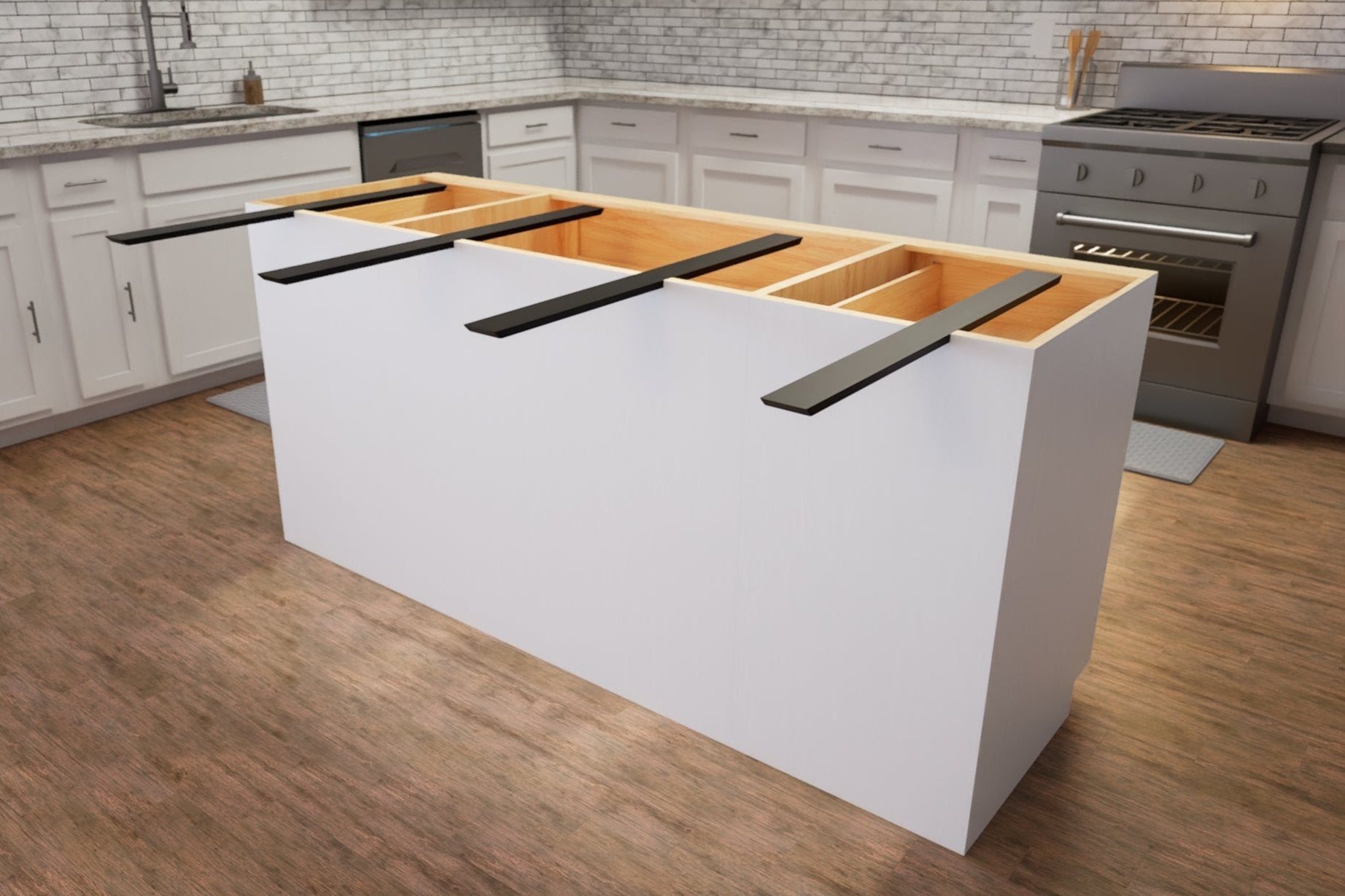 Countertop Support Brackets | T Brace Countertop Support Bracket - The ...