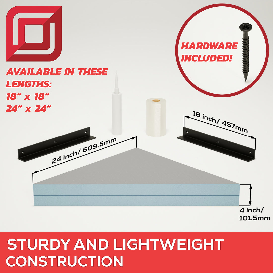 The Original Floating Corner Shower Bench Kit™ with wedi® | OGB | - The ...