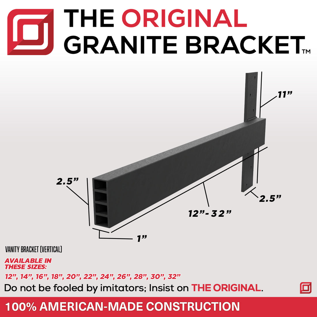 Vanity Brackets | The Original™ Floating Vanity Bracket | - The ...