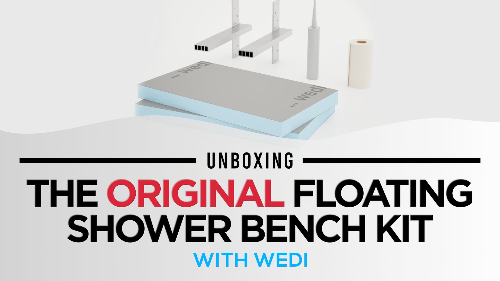 The Original Floating Shower Bench Kit­™ with Wedi® | Buy Today - The ...