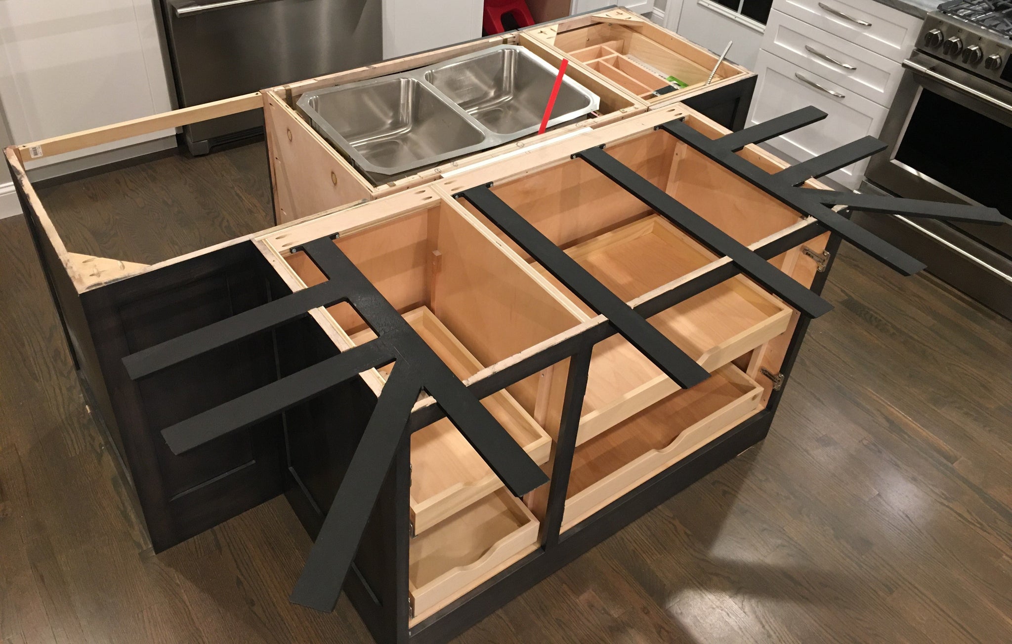 Kitchen Island Support Brackets | Custom Support Brackets | OGB - The ...