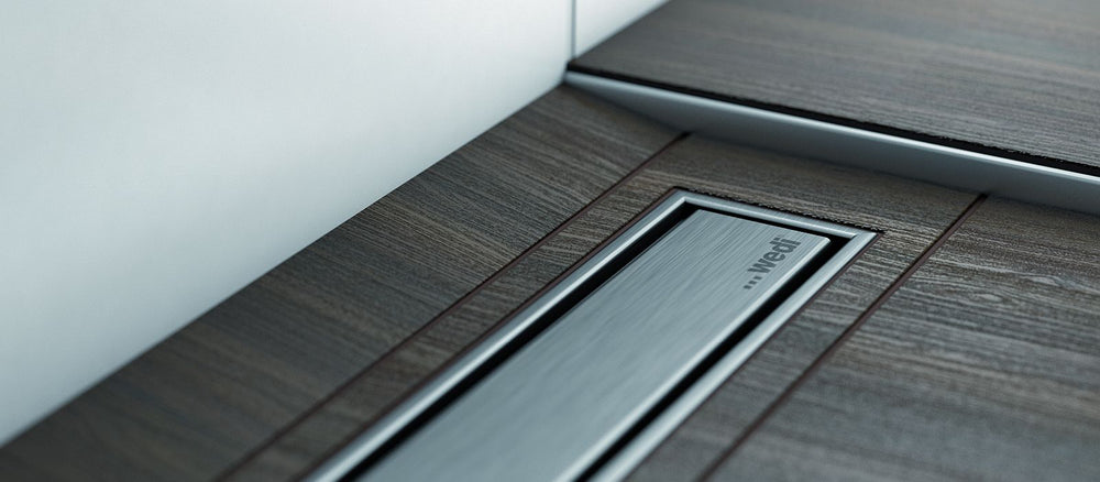 Linear Drain Frames | wedi® Linear Drain Frame - The Original Granite ...
