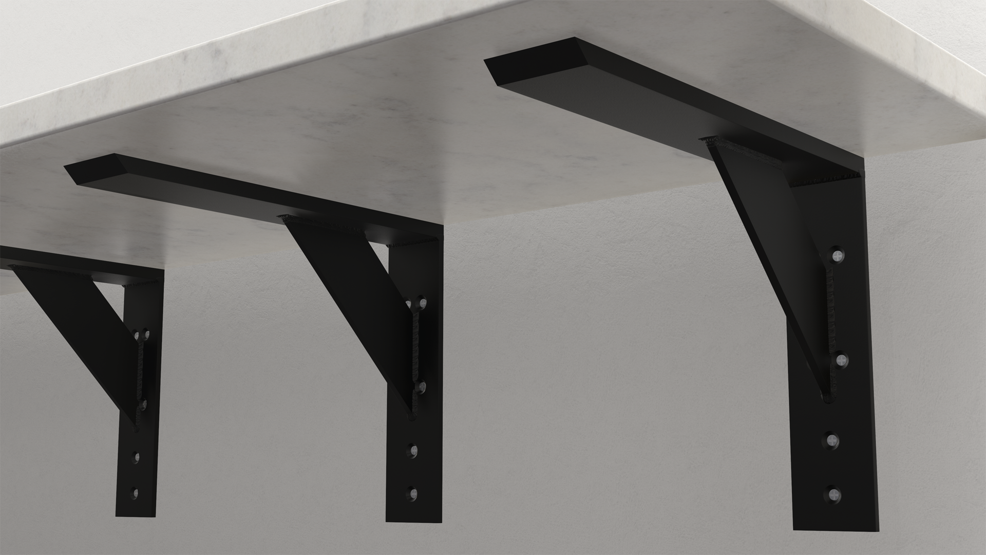 Large Shelf Bracket for Floating Shelves, Desks, and Countertops | OGB ...
